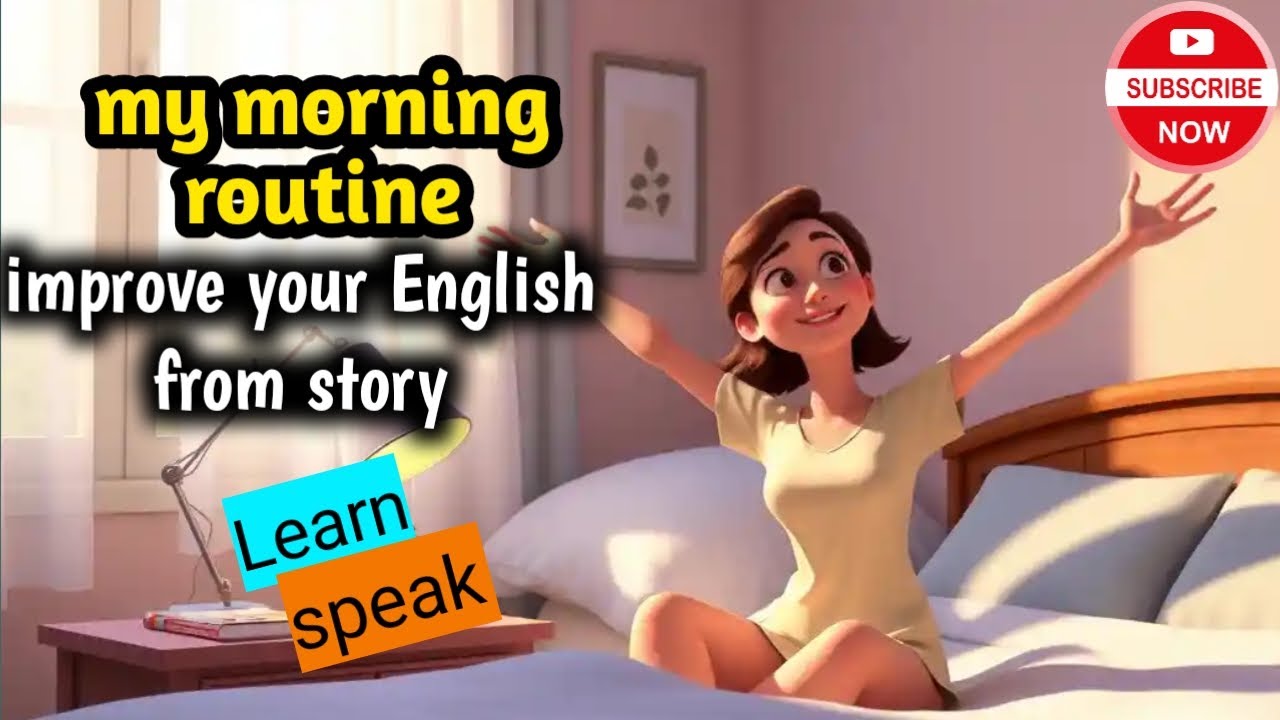 My morning routine | Learn English through story| English for beginners ...