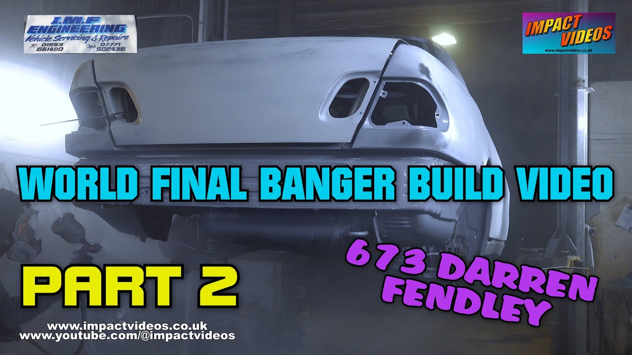 World Final Unlimited Banger Race Car Build Video with 673 Darren ...