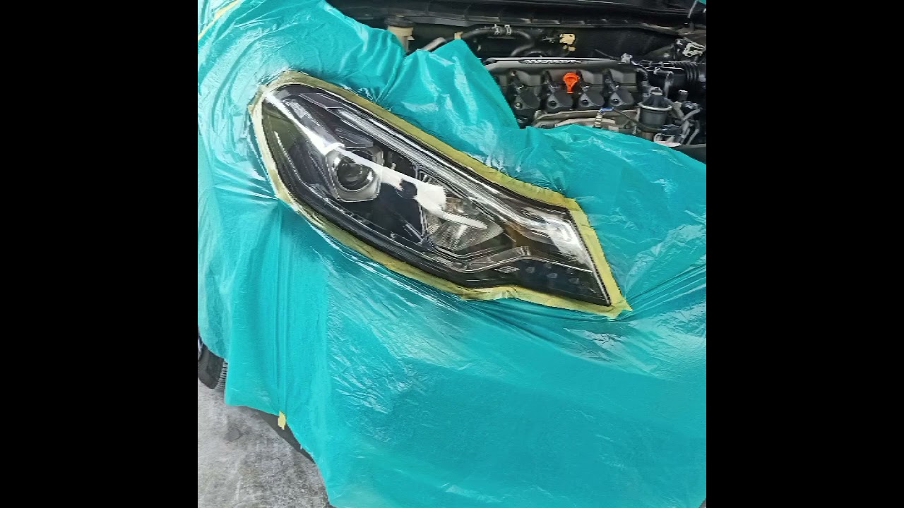 Proton Perdana Baru Coating Head Lamp - YouTube