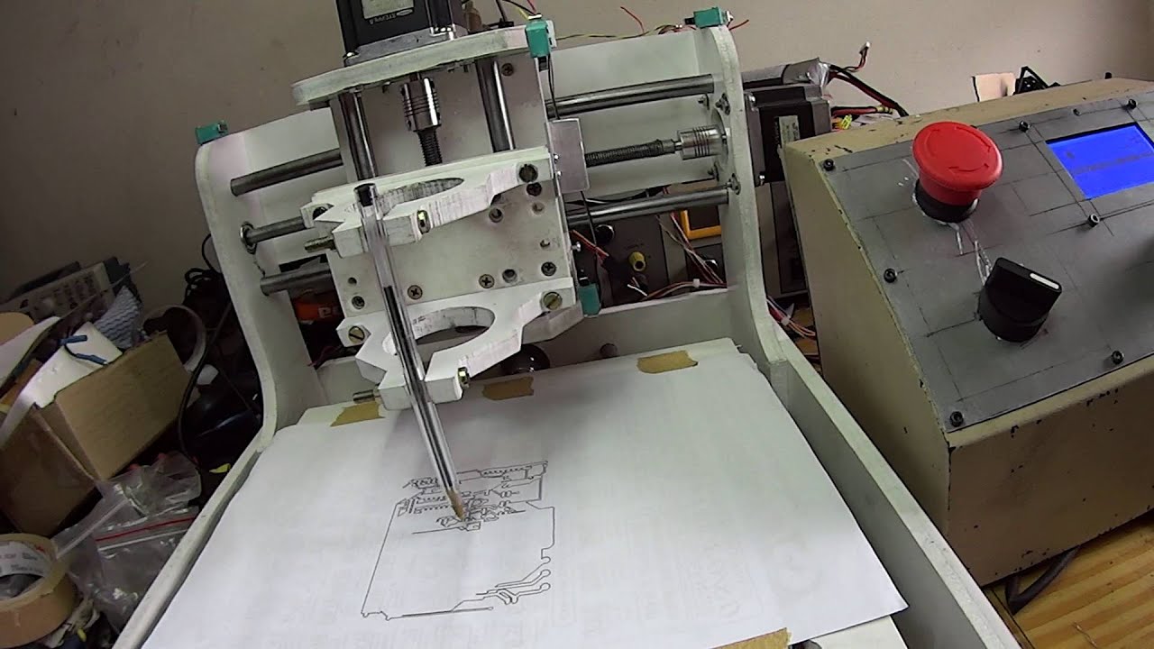 Mini fresadora cnc - YouTube