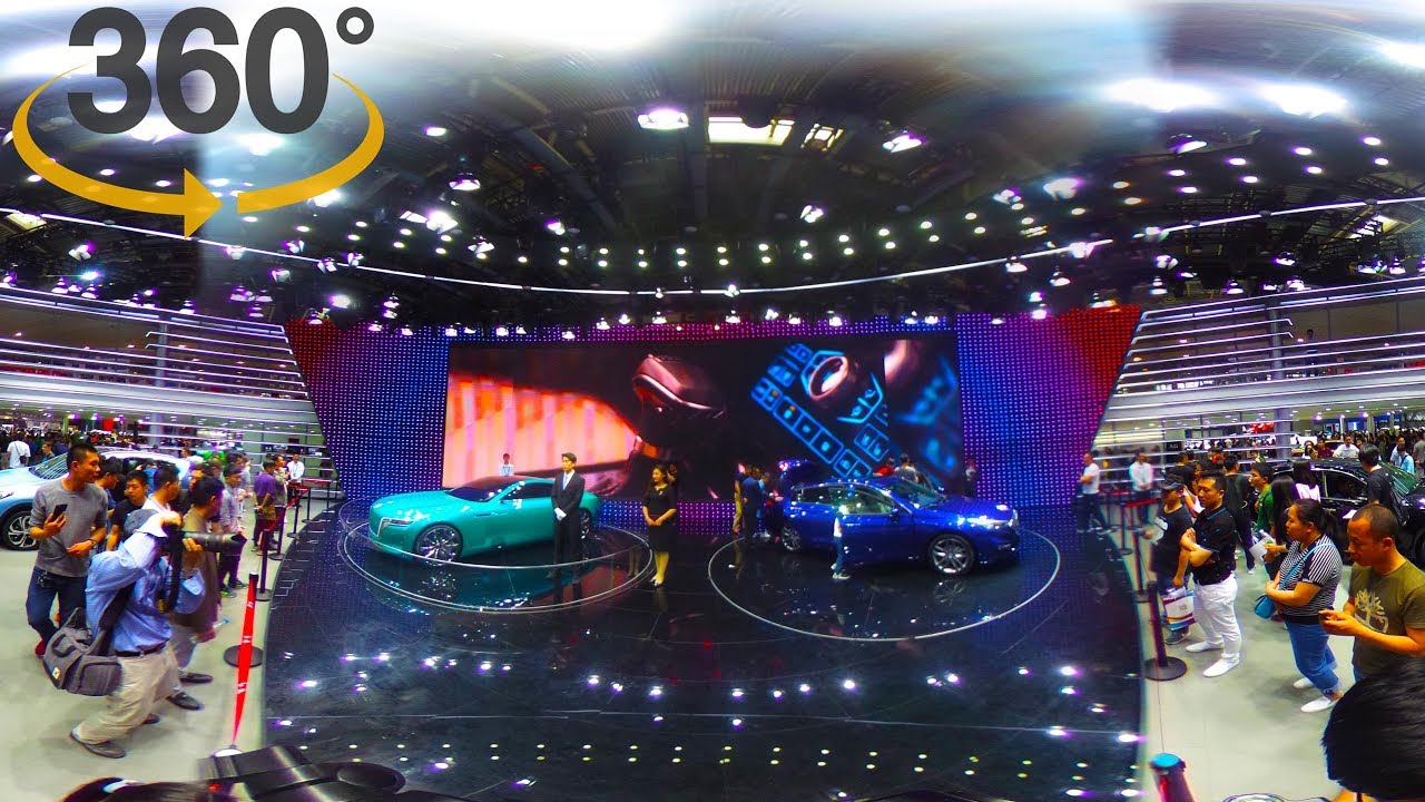 Immersive experience: 360 virtual tour of Beijing Auto Show 2018 - YouTube