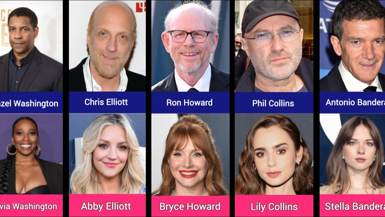 Famous Hollywood Actors & Their Beautiful Daughters - YouTube