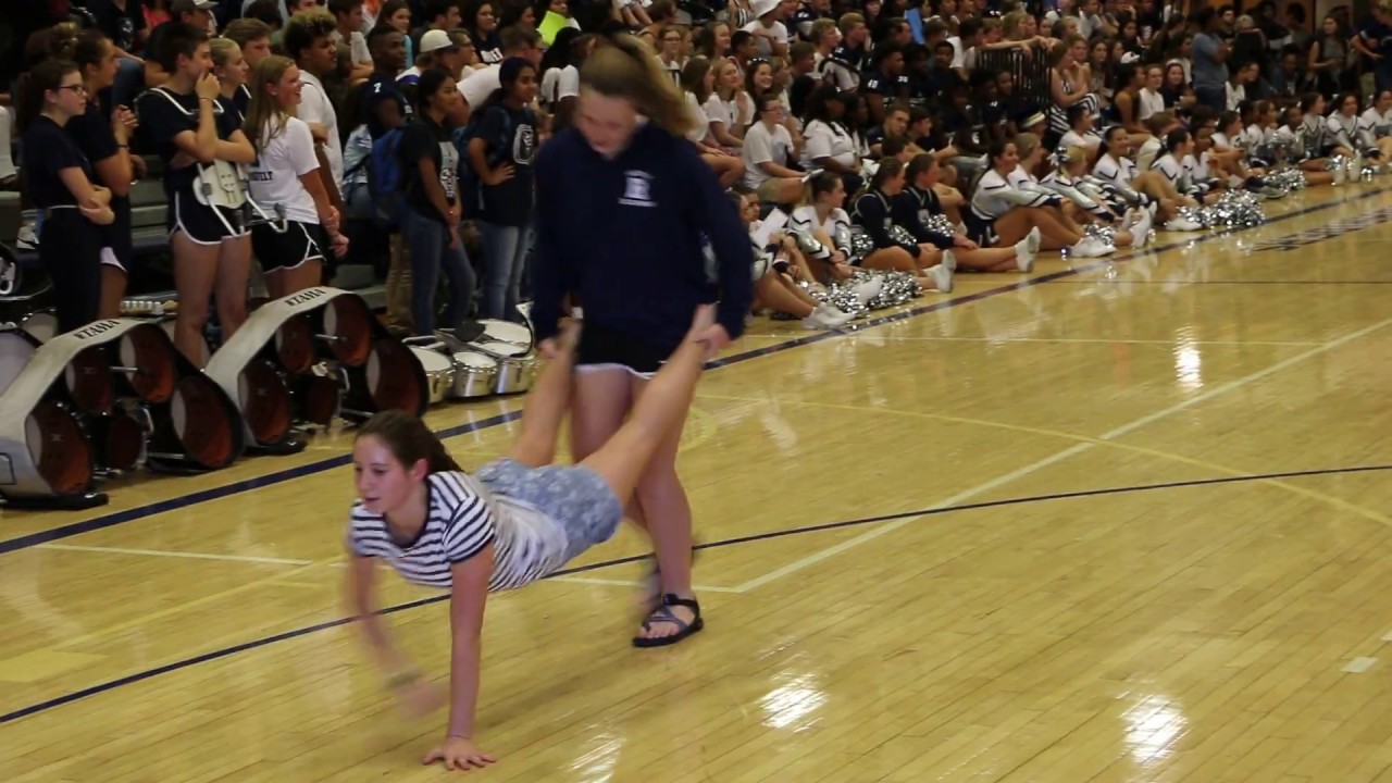 Roosevelt Pep Rally - Fall Sports Challenge - YouTube