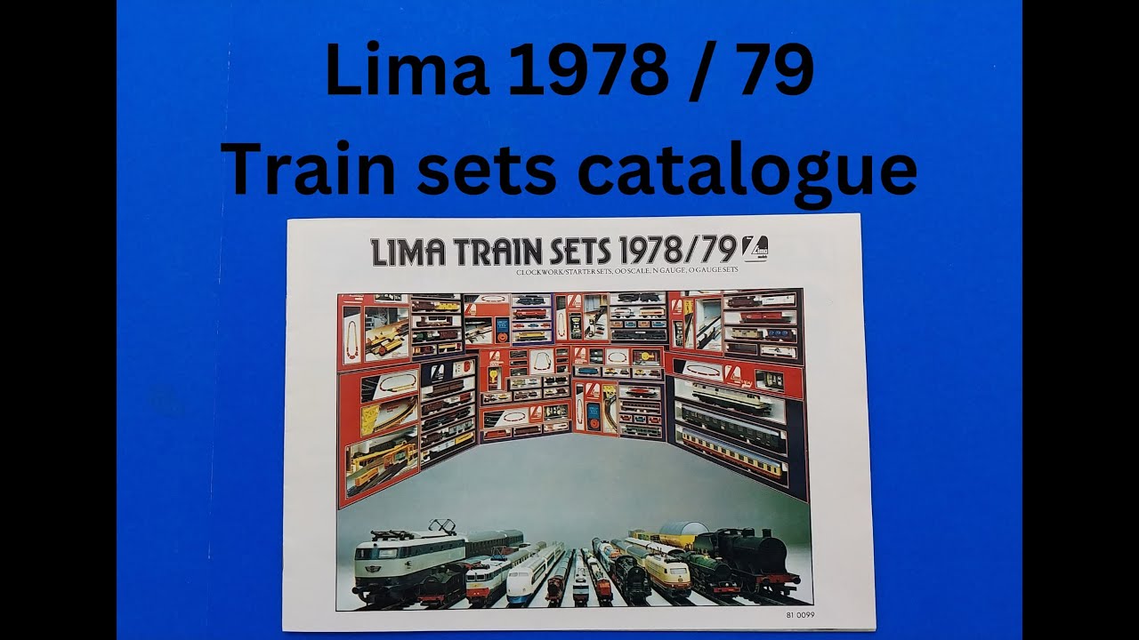 Lima train sets model railways catalogue 1978/79 full look through from Mangley Town # ...