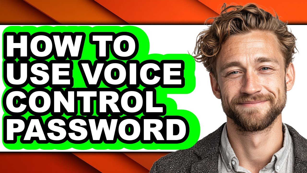How to Use Voice Control Password - Step by Step - YouTube