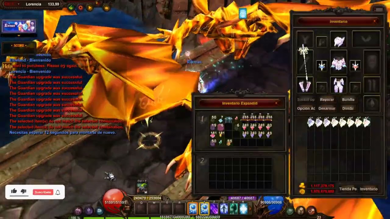 Como Hacer de Ice dragon a Pierce Lion 4 opciones en Mu nexus s17 - YouTube