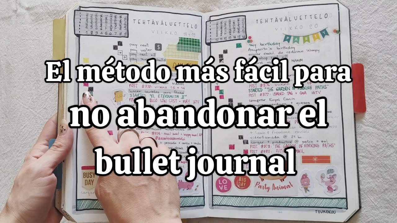 Cómo se usa el método Alastair en tu bullet journal de manera correcta ...