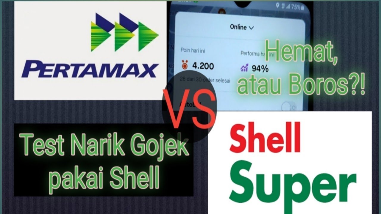 Tester Narik Gojek Pakai Shell Super, Irit atau Boros?!? - YouTube