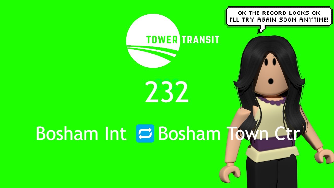 Tower Transit Roblox Trunk 232 Hyperlapse - YouTube