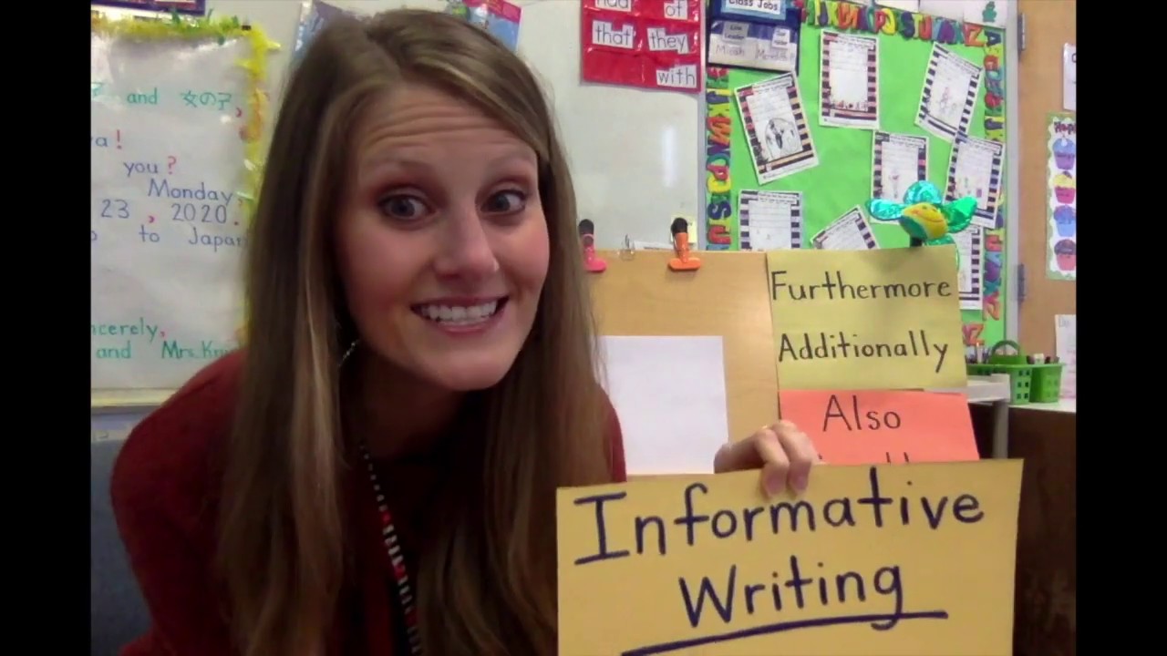 Informative Writing Lesson - YouTube