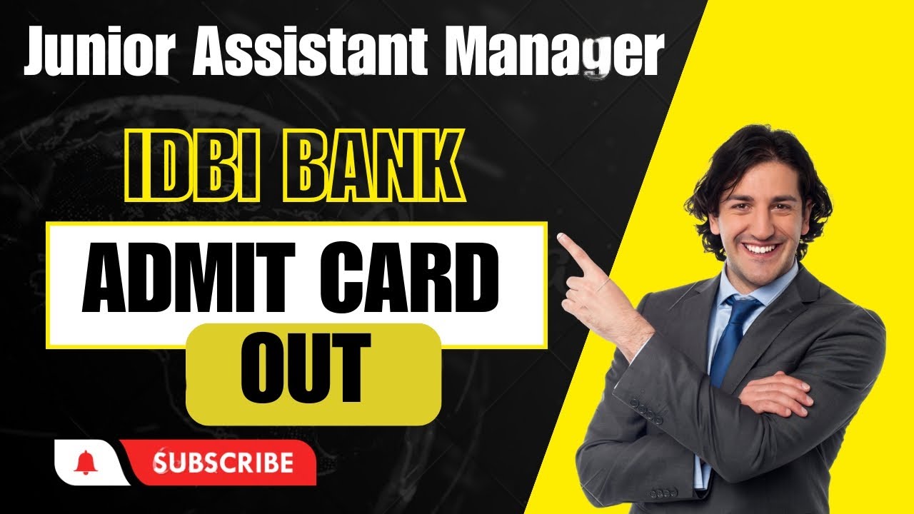 IDBI JUNIOR ASSISTANT MANAGER RECRUITMENT 2024 ADMIT CARD || HOW TO ...