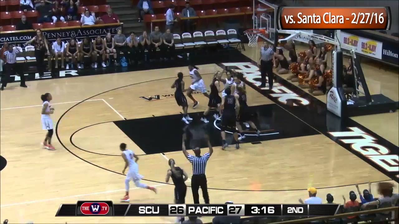 HIGHLIGHTS: Women's Basketball vs. Santa Clara - 2/27/16 - YouTube