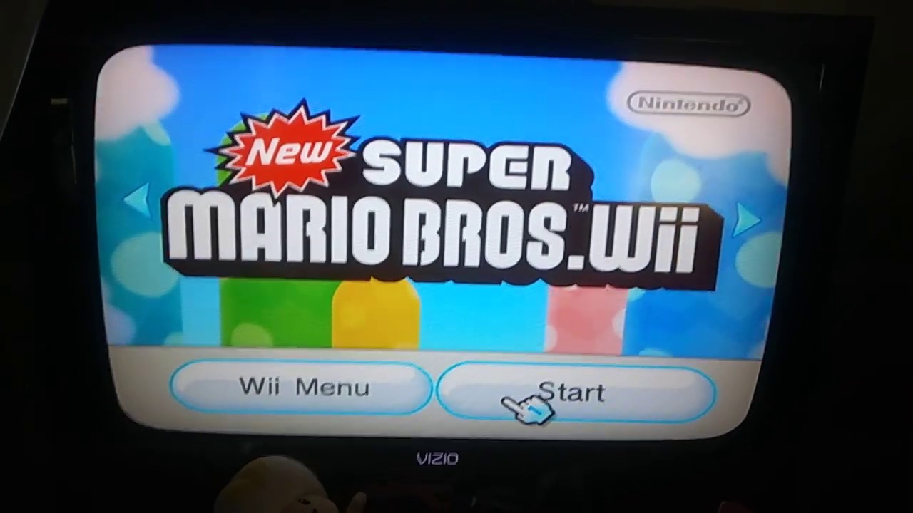 New Super Mario Bros. Wii Channel Menu (4:3) - YouTube