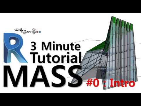 Revit Mass Tutorial Intro 3 minute - YouTube