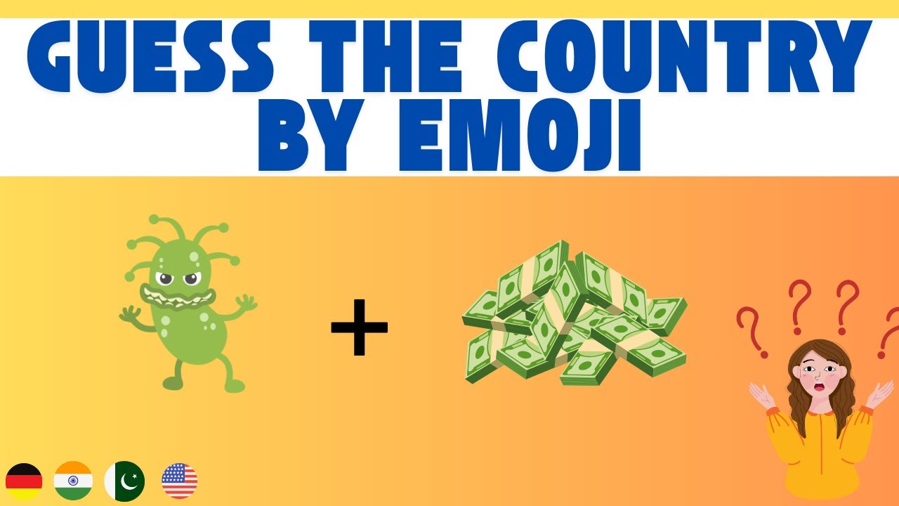 Guess The Country By Emoji Challenge | Emoji Game! - YouTube