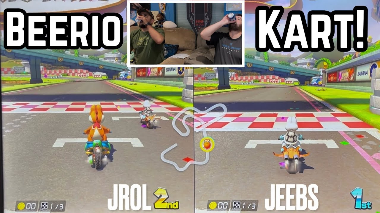 Beerio Kart | Royal Raceway | Mario Kart Deluxe 8 | Race 1 of 3! - YouTube