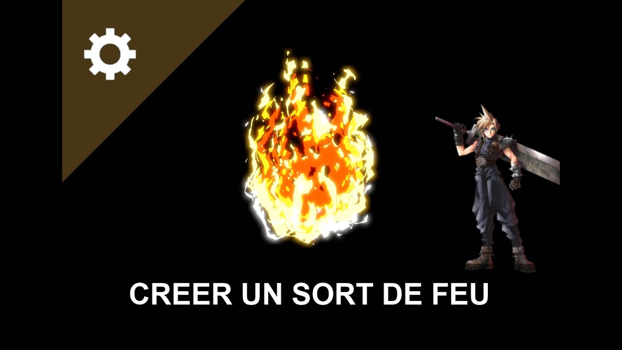 Création de jeux vidéos - Créer un effet de feu - Blender tutorial ...