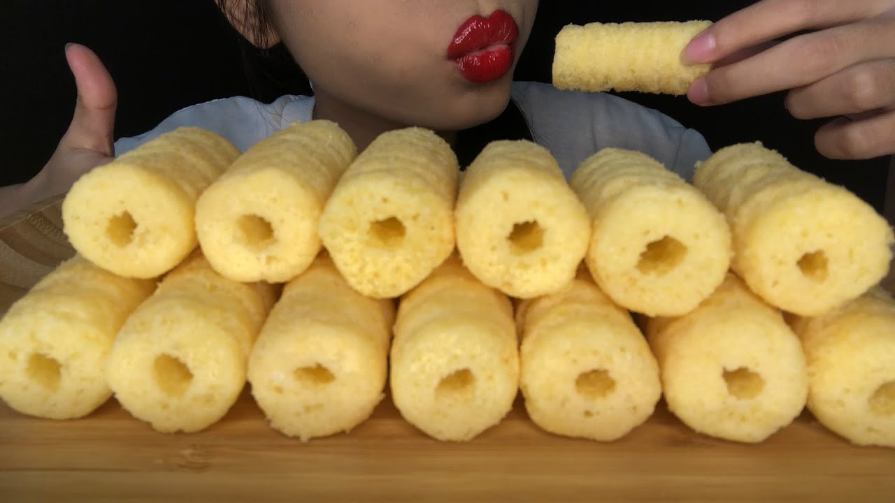 CRUNCHY CORN STICK ASMR//NO TALKING// EATING SHOW//CORN SNACK #mukbang ...