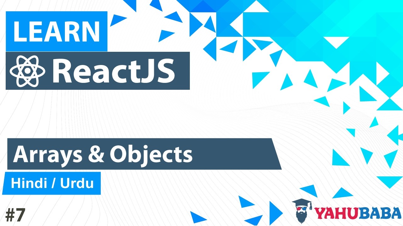 ReactJS Array & Objects Tutorial in Hindi / Urdu - YouTube