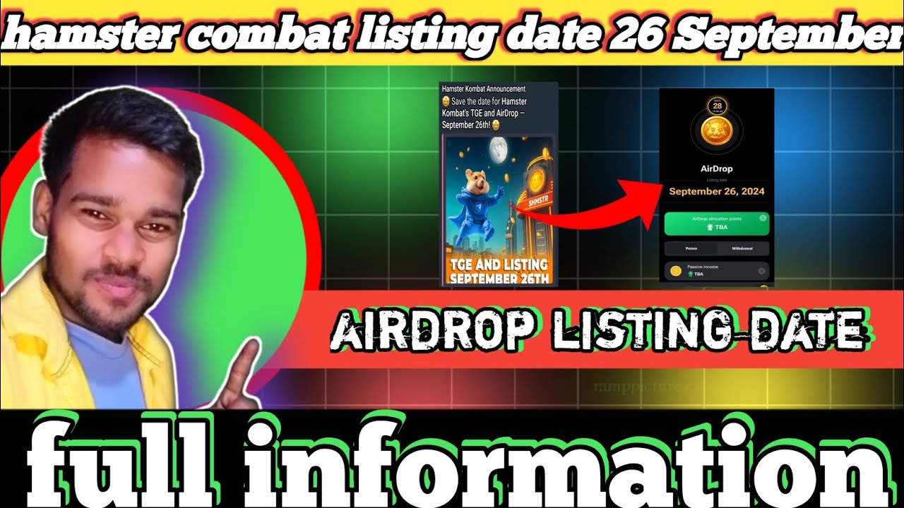 Hamster Combat Lists on [Date] and Token Distribution Begins!hamster kombat airdrop task list ...