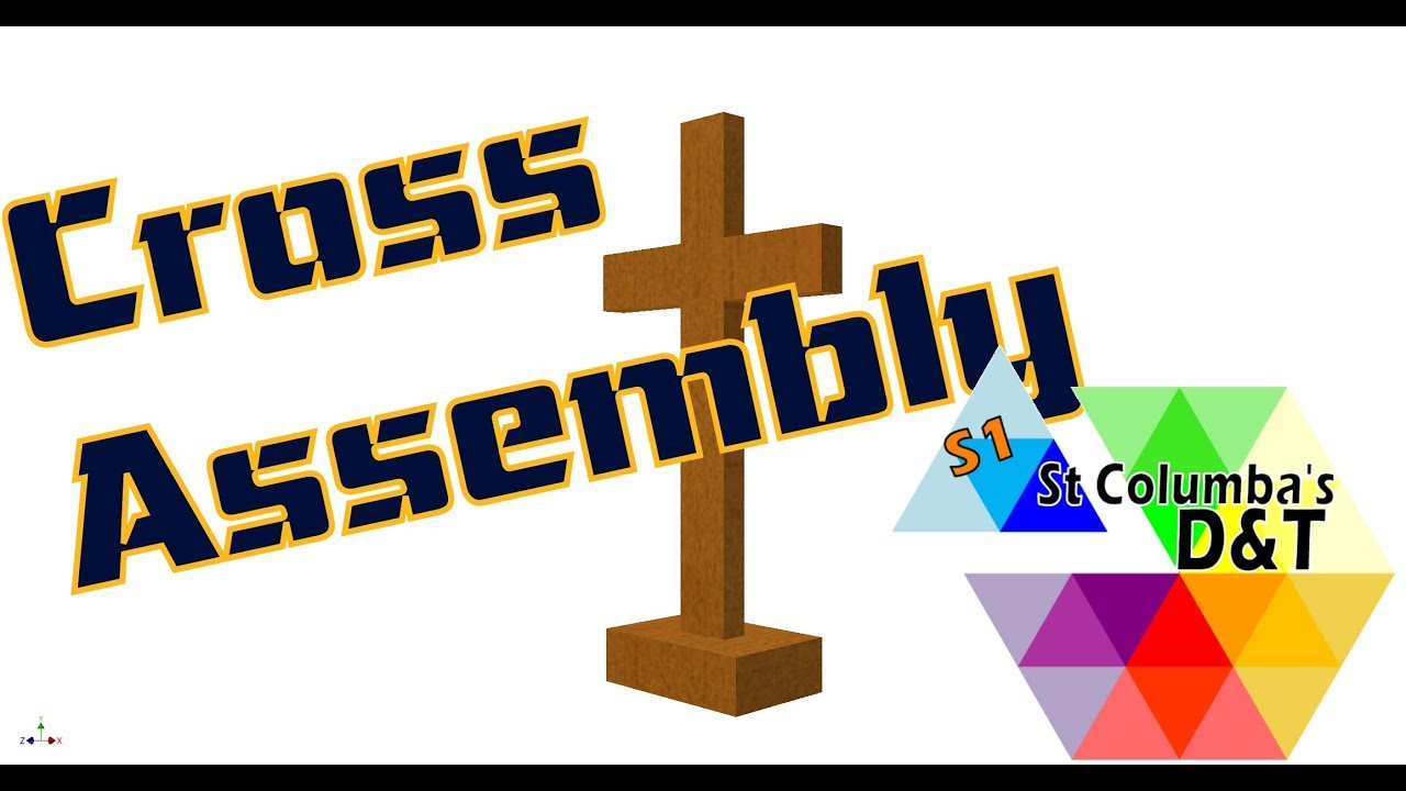 Cross Assembly - Autodesk Inventor 2015 - YouTube