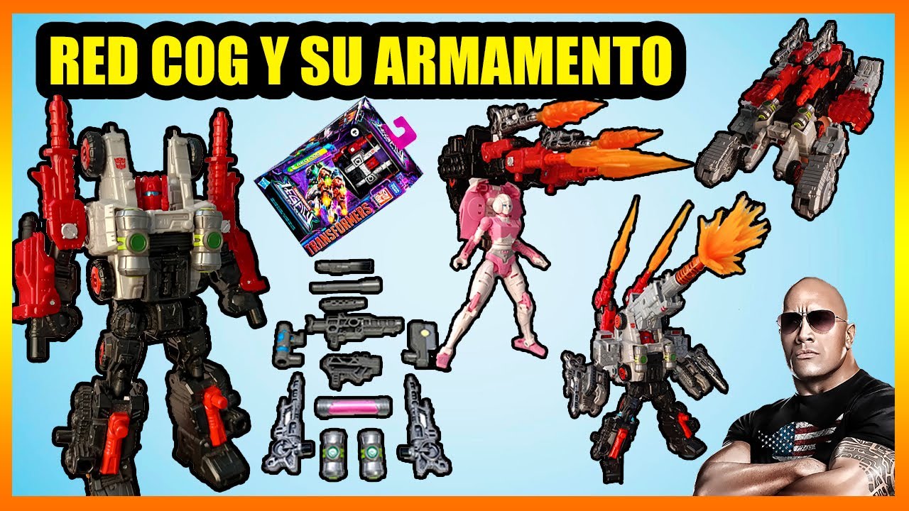 Red Cog y sus pist0l0tÄs 😎 exclusivo de Transformers Legacy - YouTube