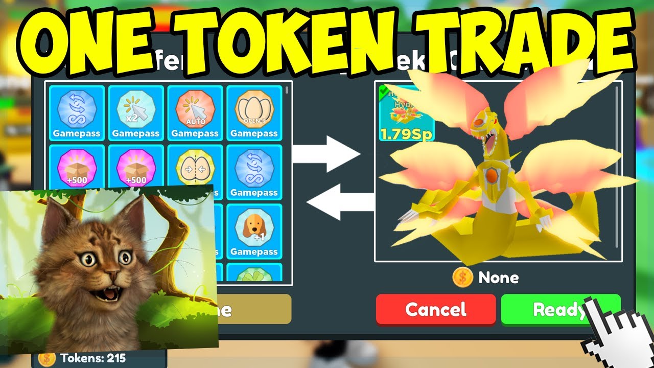 One Token Trade For Rainbow Secret Pet in Roblox Clicker Simulator ...