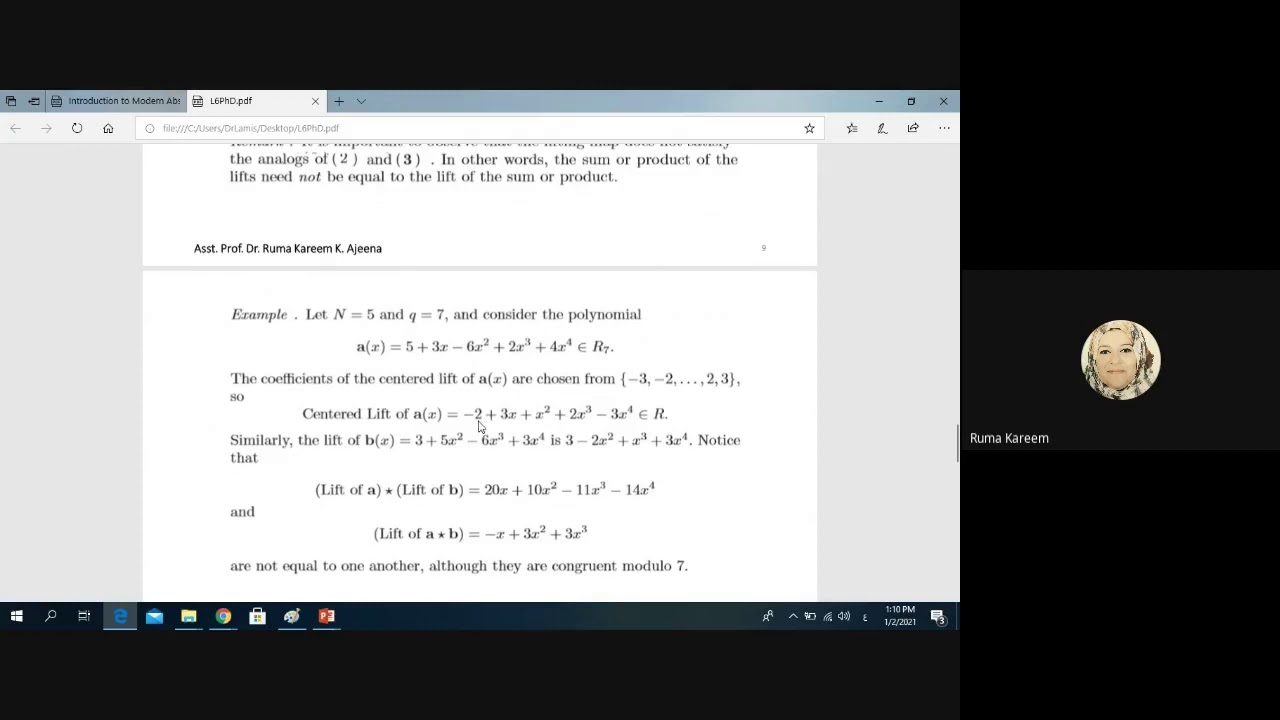 The Convolution Polynomial Rings part 2 - YouTube