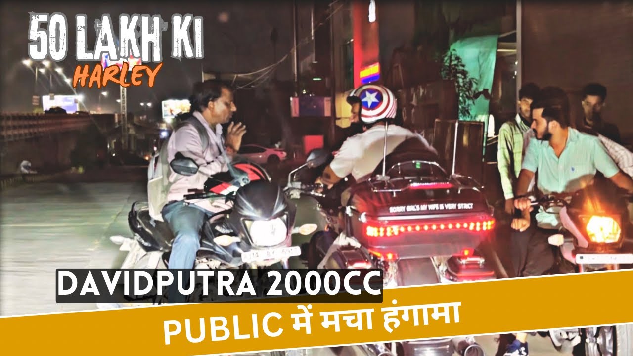 DAVID PUTRA 2000CC BIKE SHOCKED EVERYONE 😂 - YouTube