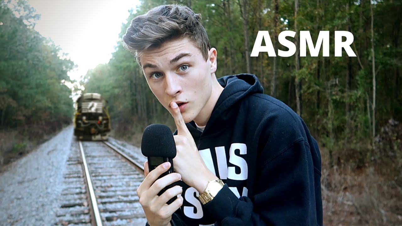 ASMR ON A TRAINTRACK 🚆 - YouTube