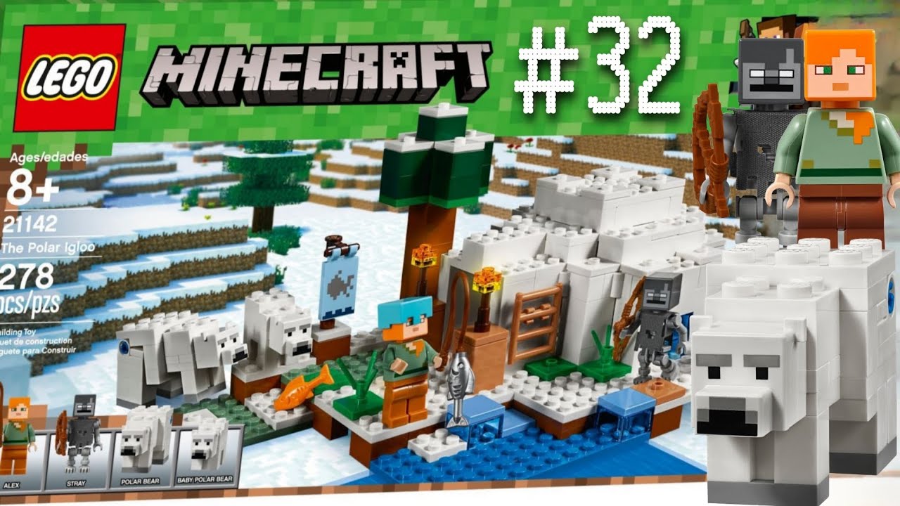 LEGO: MINECRAFT #32 - The Polar Igloo - YouTube