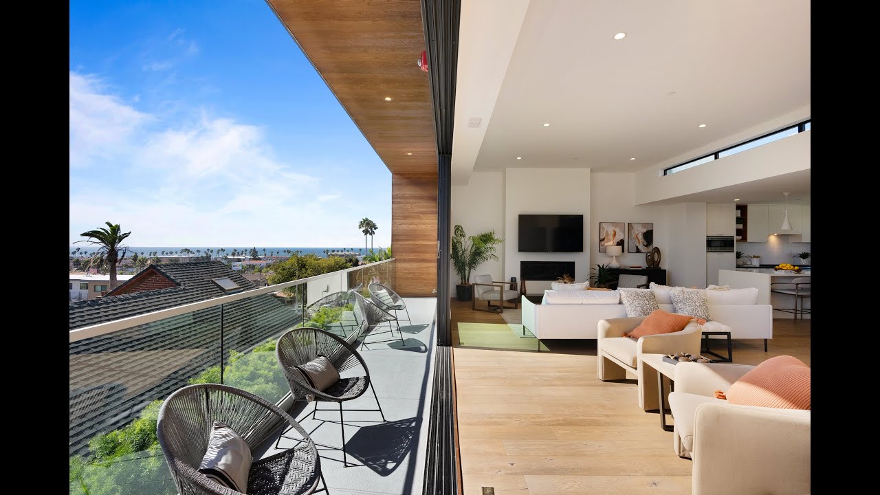 Modern Ocean View Townhome - Redondo Beach - YouTube