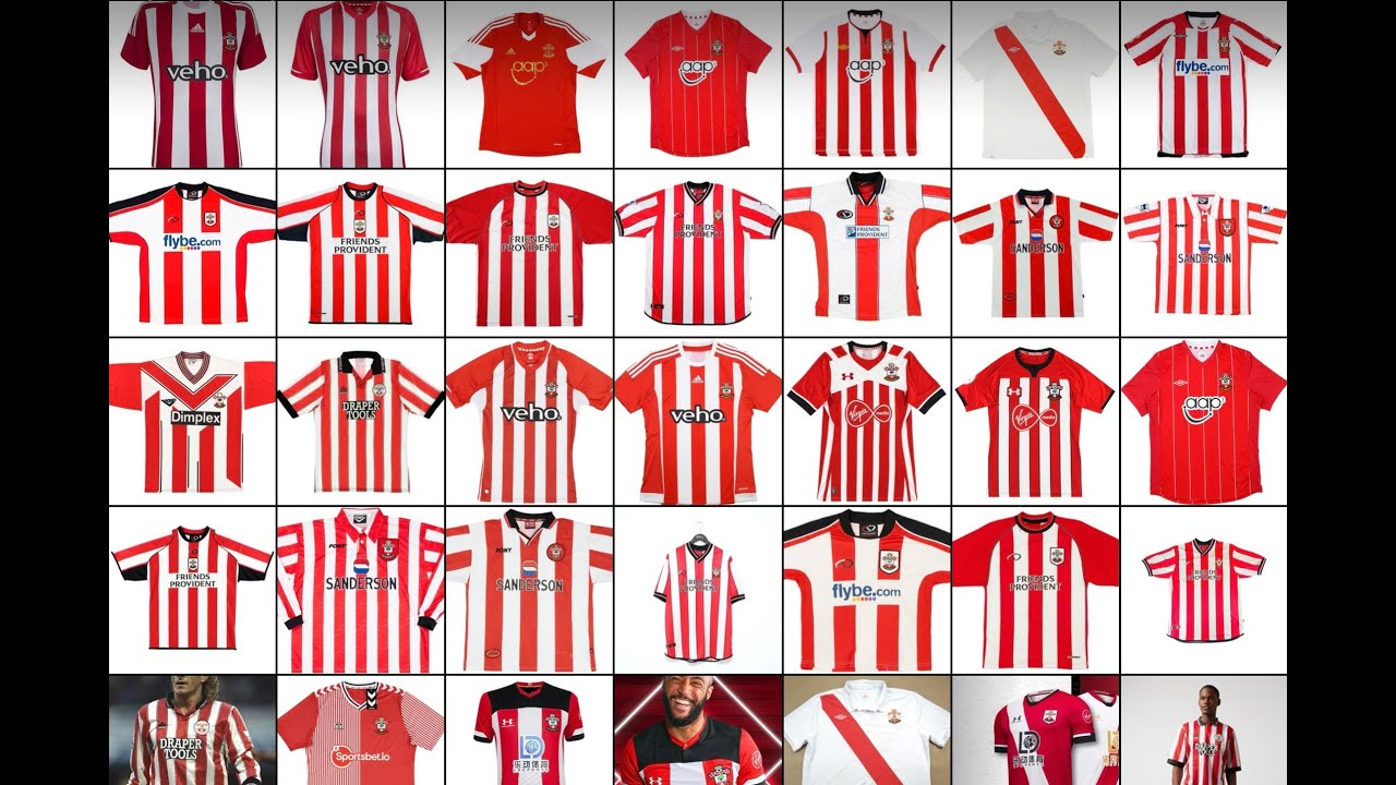 Ranking EVERY Saints Home Kit Since 1992 - YouTube