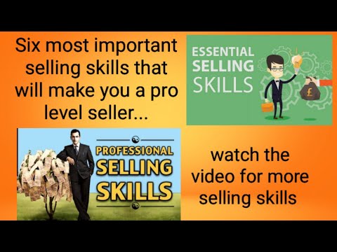 6 most important rule of selling skills.. - YouTube