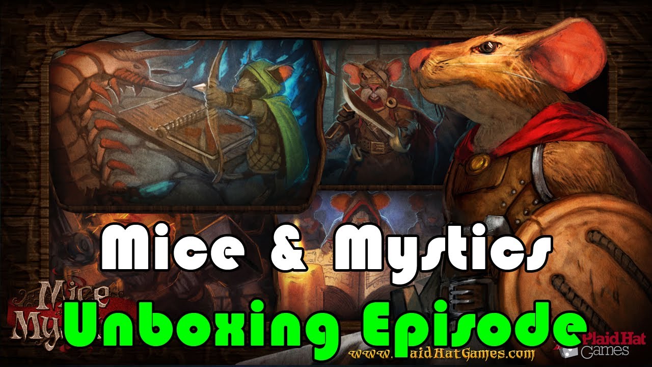 Mice and Mystics: Board Game Unboxing - YouTube