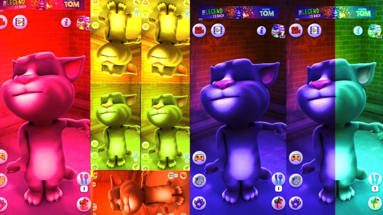 Talking Tom Funny Movements | MOBILE GAMEPLAY | Tom Cat Fun Tv #60 ...