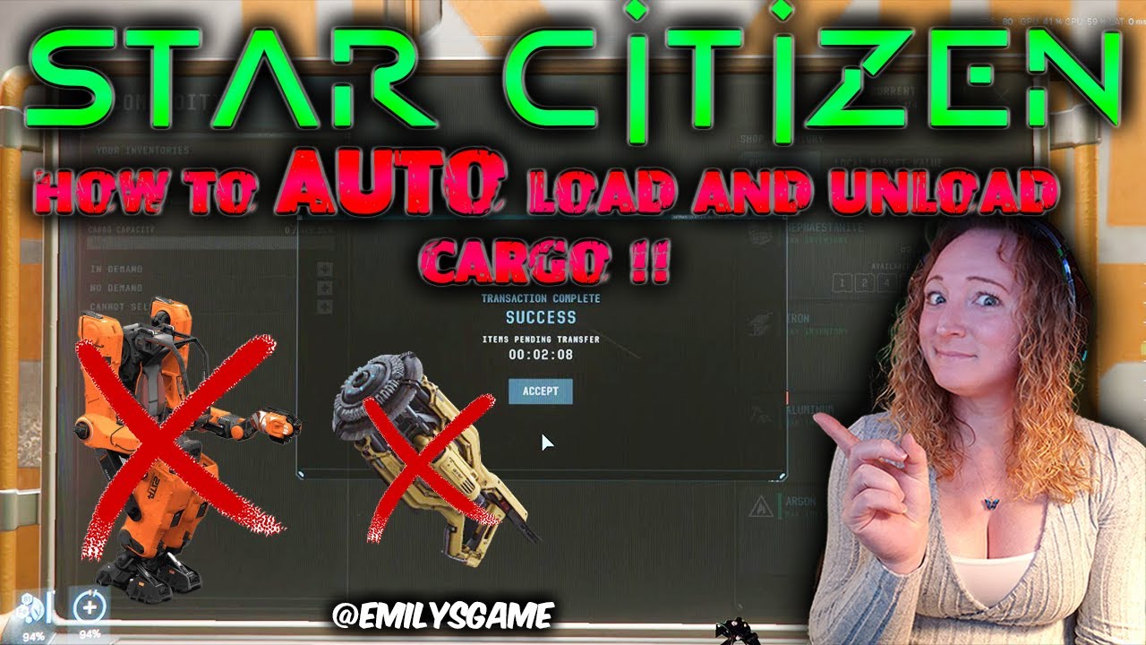HOW TO: Auto Load and Unload Cargo Commodities Works in Star Citizen!! - YouTube