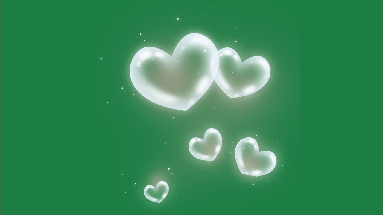 Pink heart bubble green screen effect | Bubble green screen effect ...