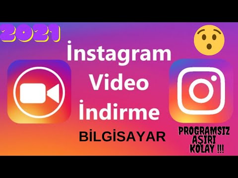 İnstagram video indir bilgisayar (PC)