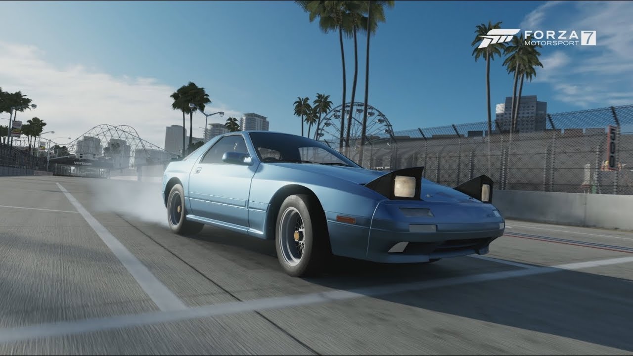 Forza 7 | 534HP 13B RX7 FC - Street/Drag Build, Test Hits, Drifting On ...