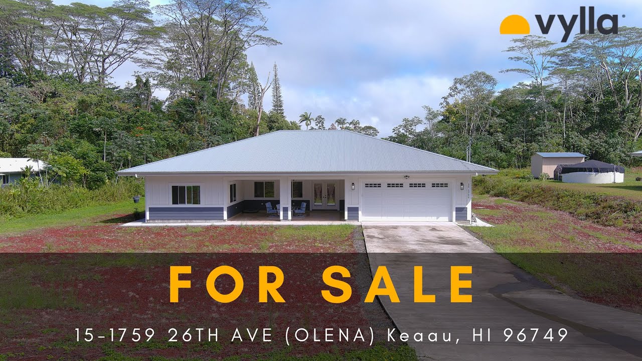 Virtual Tour Custom Home in Hawaiian Paradise Park, Hawaii! - YouTube