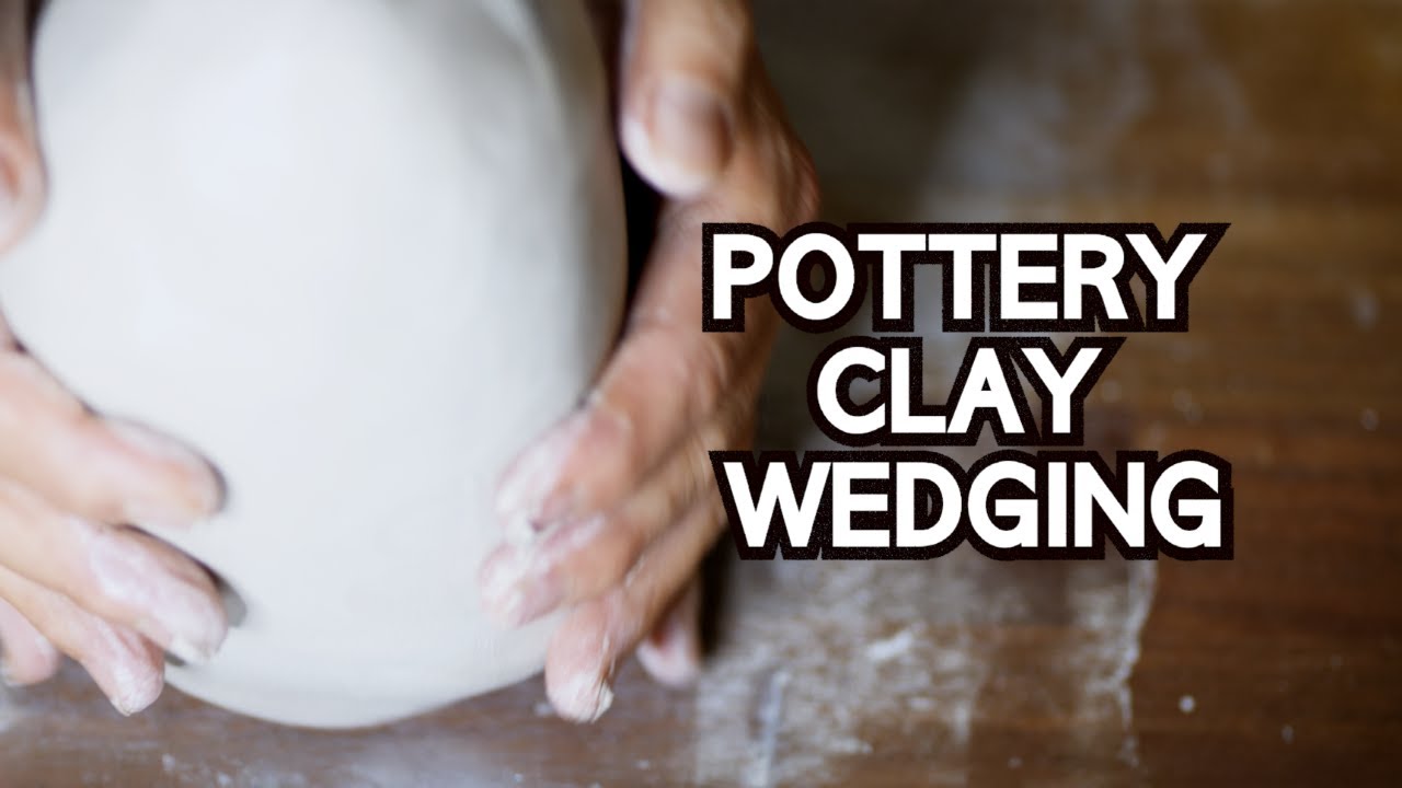 Pottery Clay Wedging 꼬박밀기 - YouTube