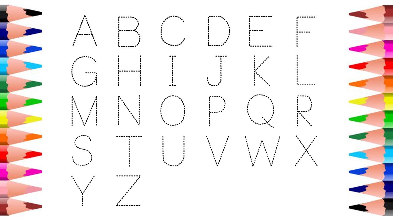 How to Write ABCD Alphabet Letters | ABC Song | Writing the Alphabet ...