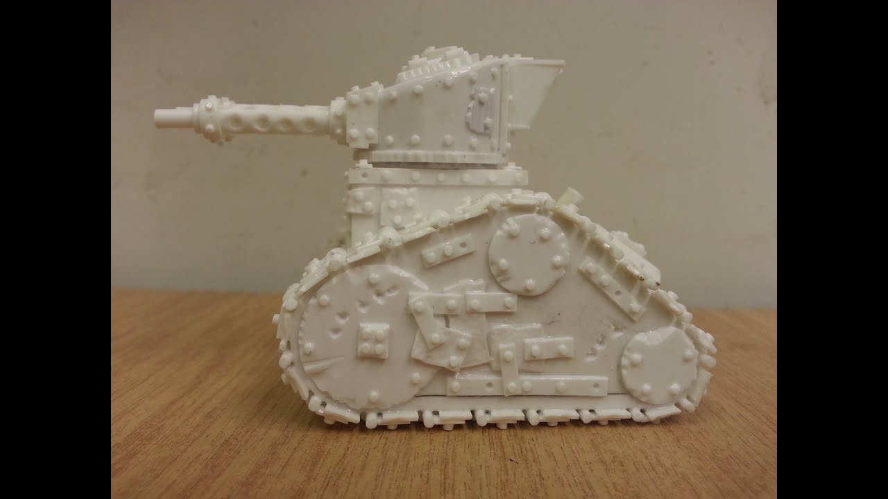 Warhammer 40k scratch built grot tank - YouTube