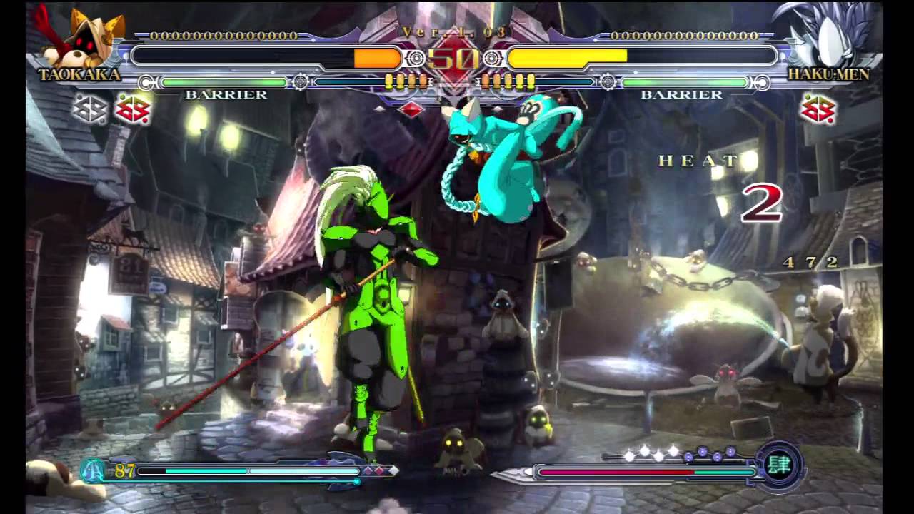 BBCS2- Taokaka(Christopher) vs Hakumen(Junior) - YouTube