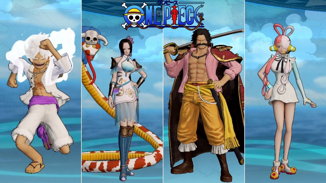 One Piece: Pirate Warriors 4 // All Characters & Costumes [Crew Guide ...