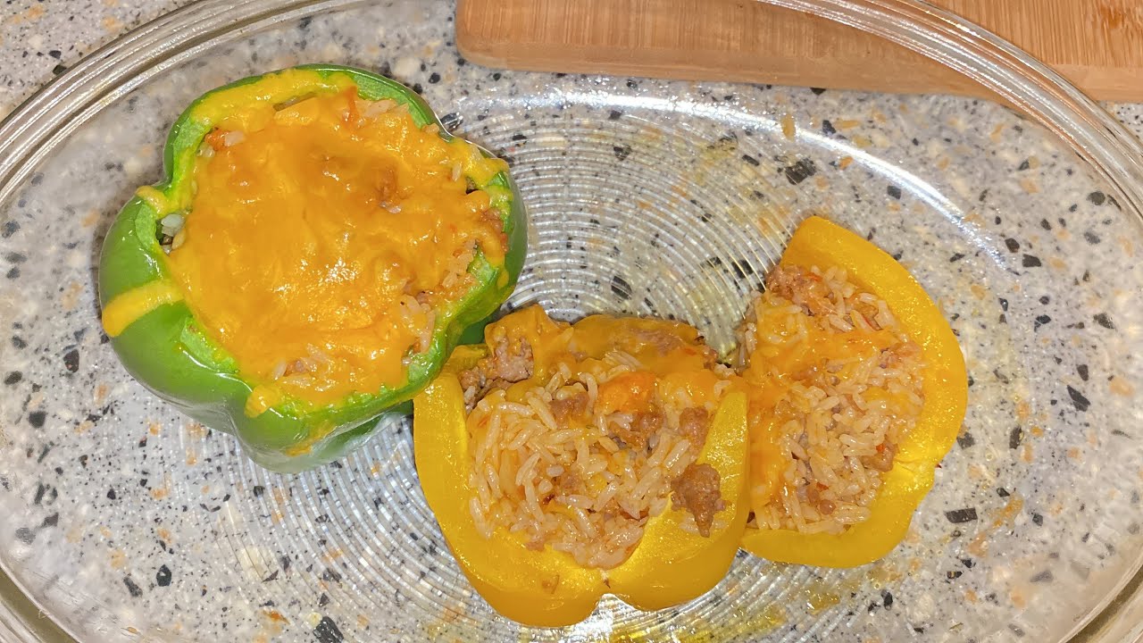 The Perfect Stuffed Bell Peppers with Rice Recipe - YouTube