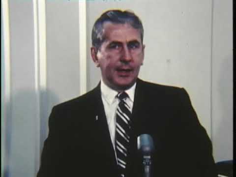 Robert Rock announcement, 1968-10-26 - YouTube