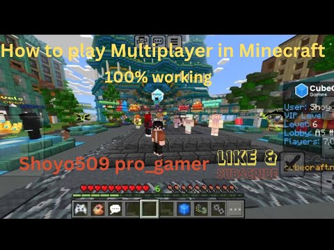 How to play multiplayer in Minecraft ll Minecraft multiplayer kaise ...