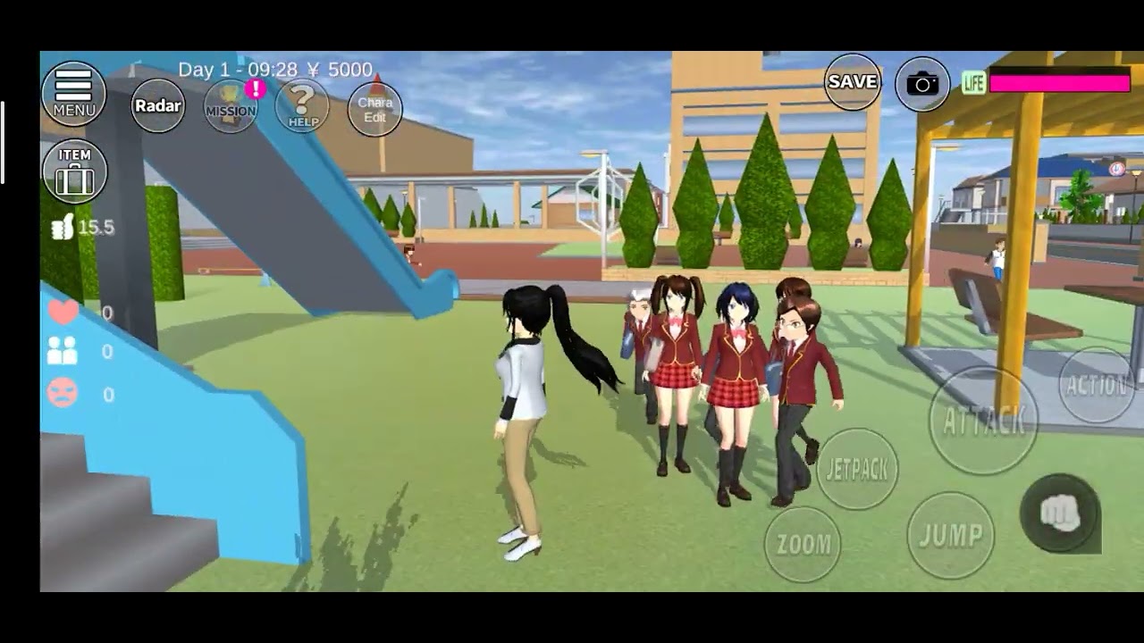 Main Bareng Bocil Bocil Epep Di Sakura School Simulator | Khusus Game Tiga Dara - YouTube